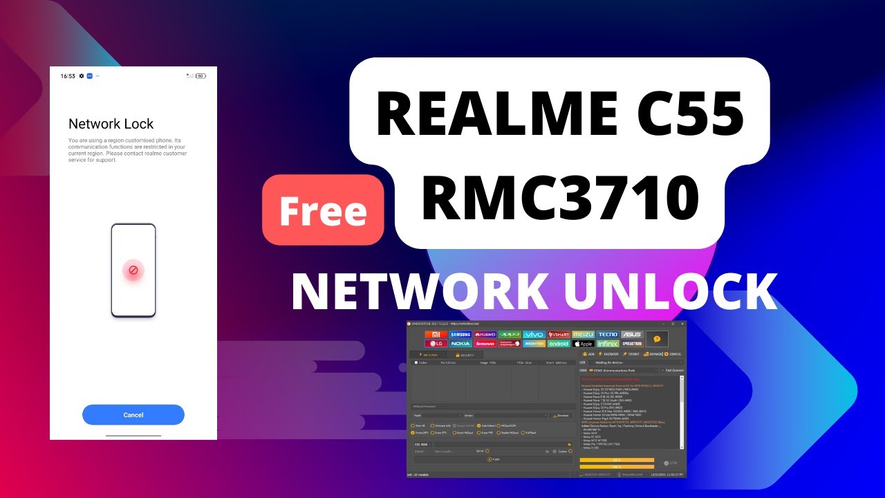 How to Unlock Realme C55 Network Unlock | RMX3710 Network Unlock With ...