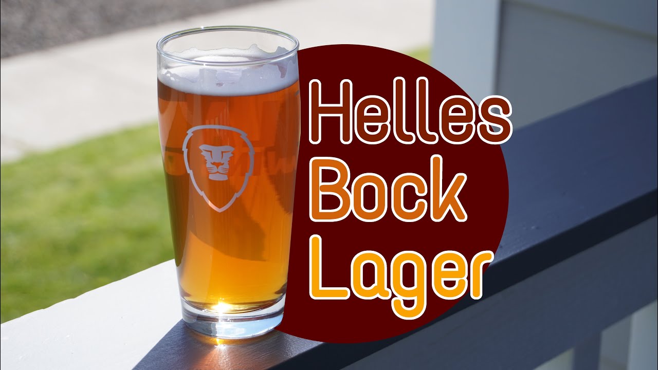 Brewing a Helles Bock Lager (Maibock) - YouTube