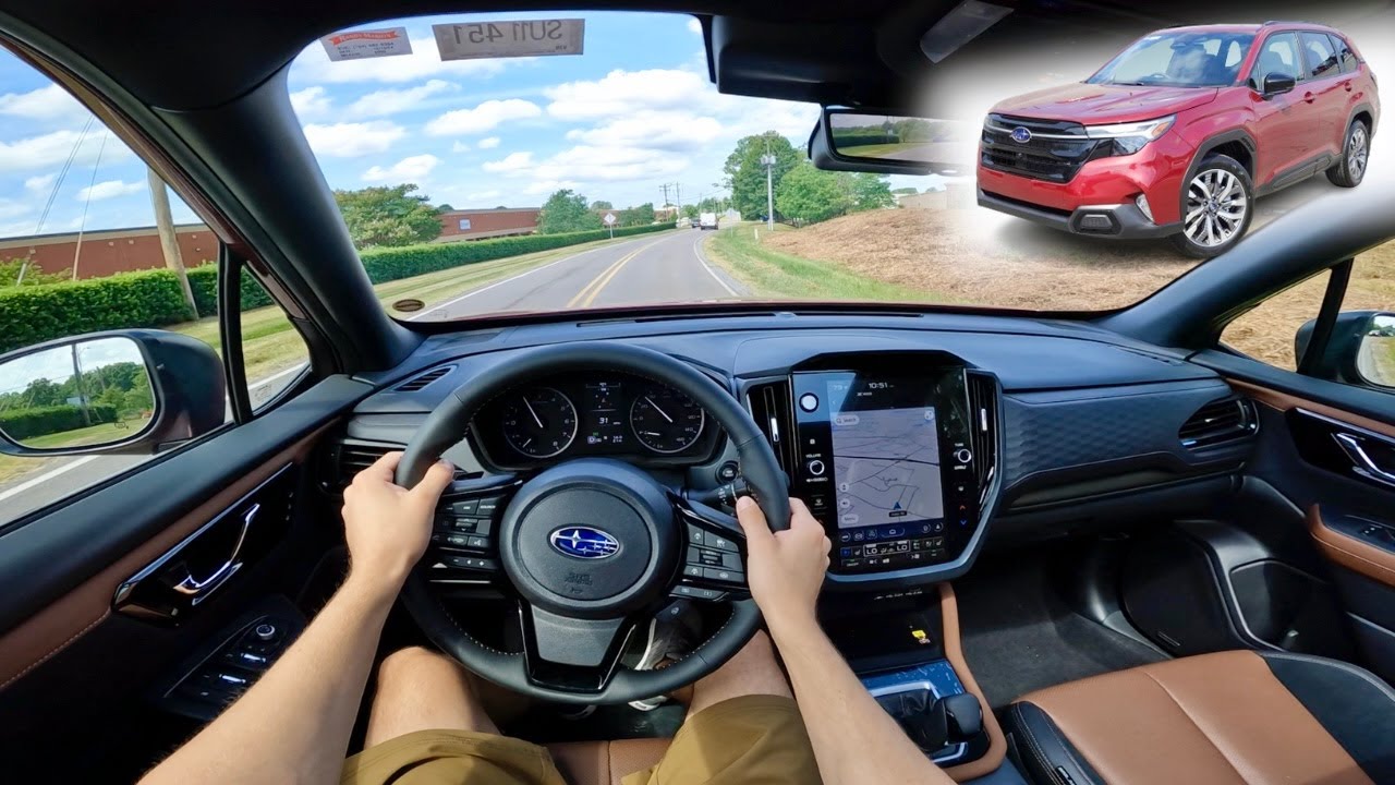 2025 Subaru Forester Touring POV Walkaround and Test Drive ASMR - YouTube
