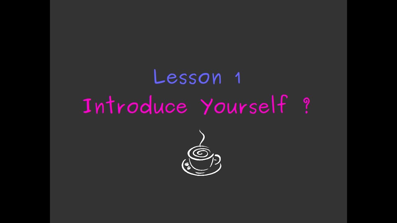 Simple French Lesson 1: Introduce Yourself - YouTube