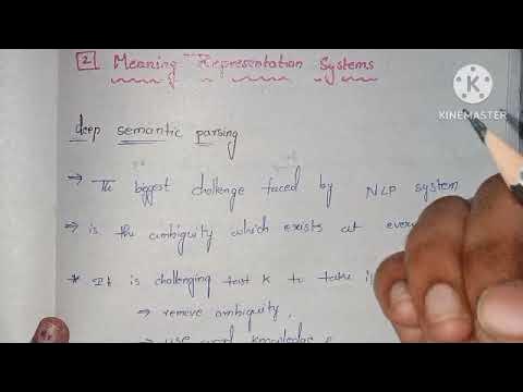 #15 || Meaning Representation ||Requirements for achieving Semantic Interpretation|| NLP||#nlp # ...