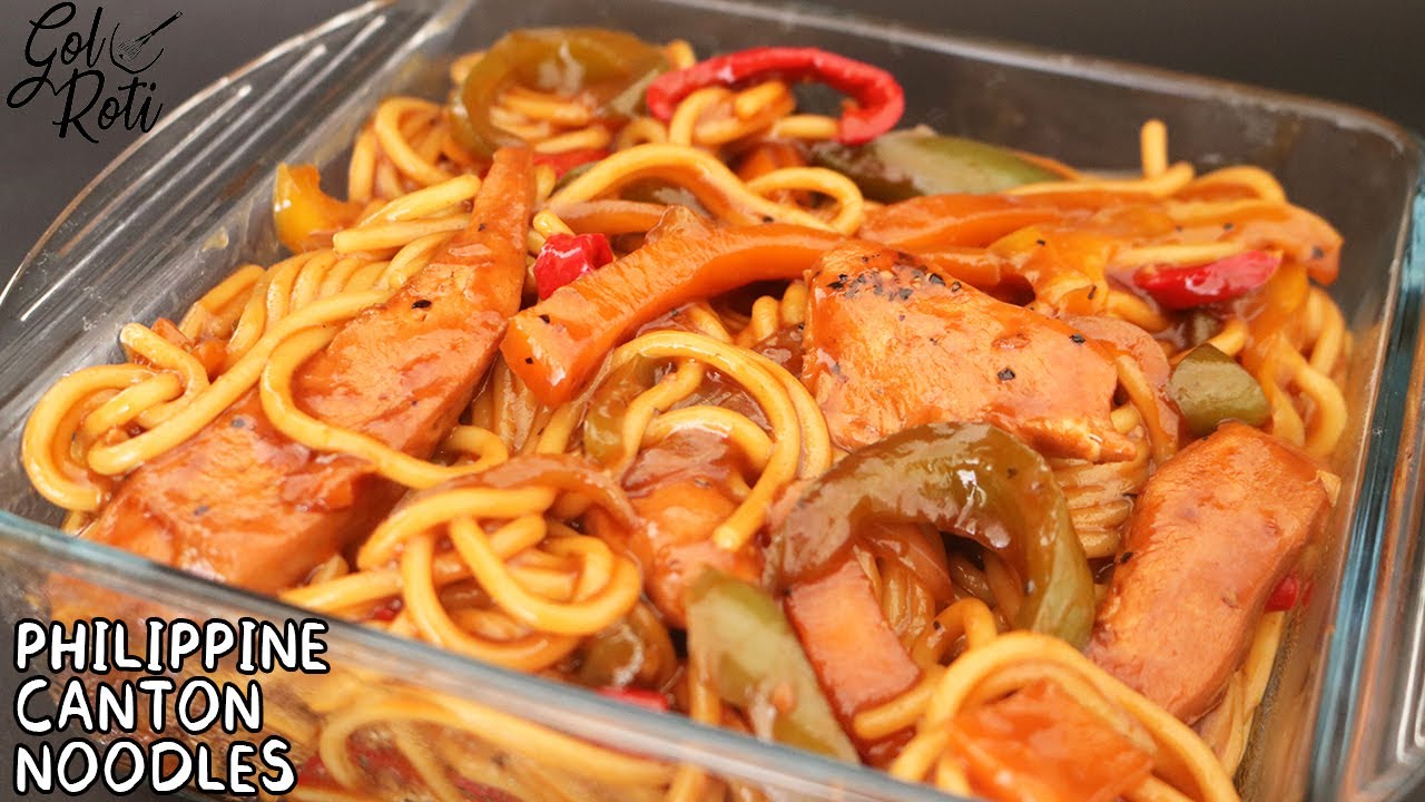 CANTON NOODLES - PHILIPPINE PASTA RECIPE - GolRoti - YouTube