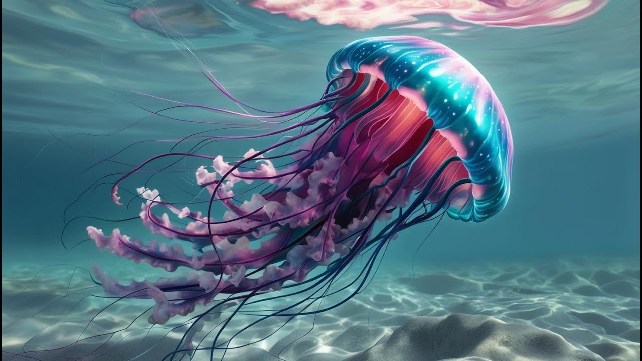 "Jellyfish Aquarium 🪼 | Relaxing Music for Sleep, Study & Meditation ...