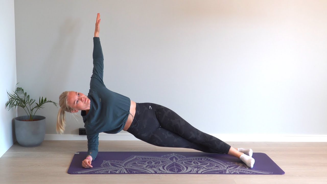 Side Plank with Rotation | Core Exercise - YouTube
