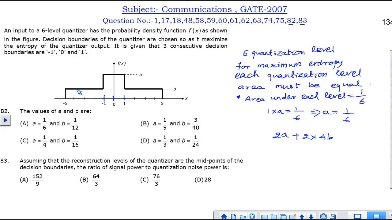 EC Communications all questions and answers GATE 2007 part 2 - YouTube