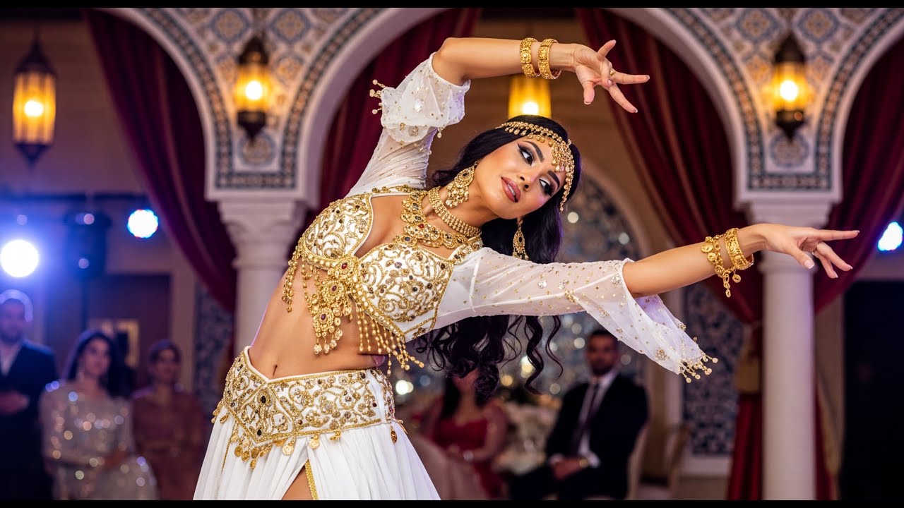 Arabic Dance Music | Romantic Belly Dance Party Song | Nar El Hob ...