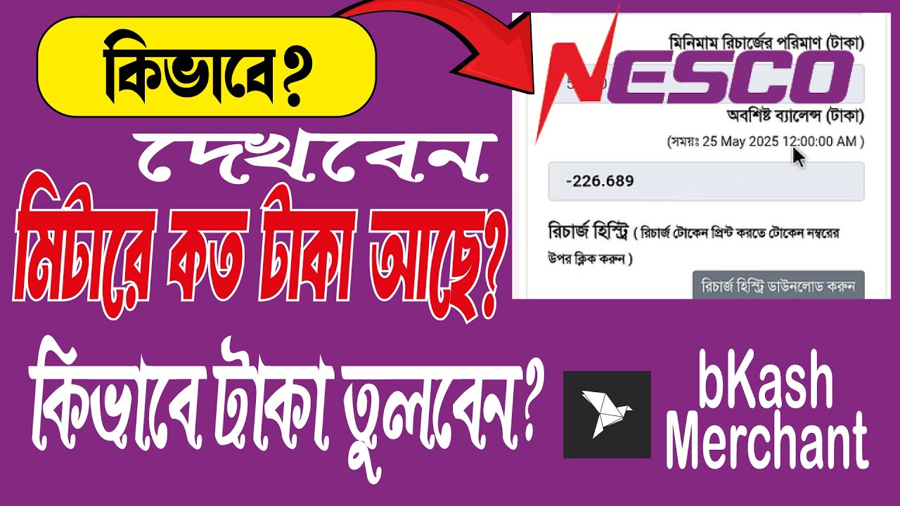 NESCO Prepaid Meter Balance Check and Recharge in 2025 - YouTube