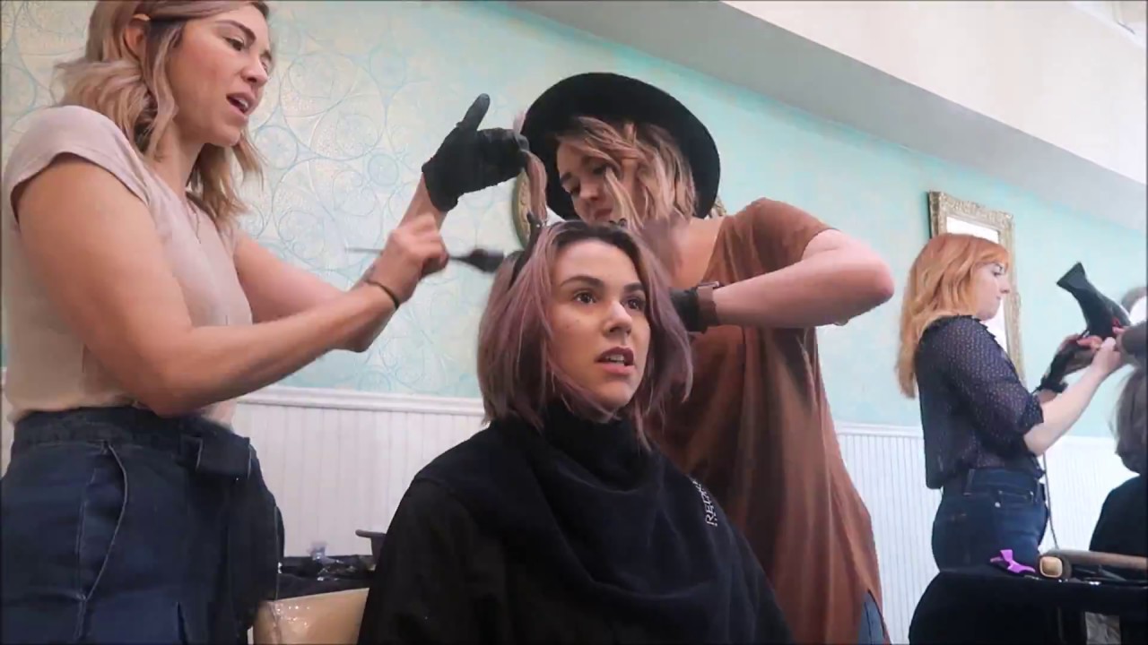 AMAZING Pink Hair Transformation! Timelapse - YouTube