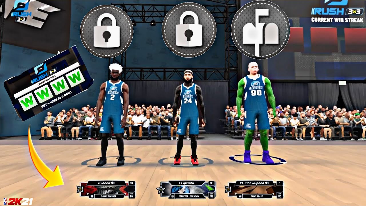 FIRST POSTSCORER TO WIN RUSH 3v3 EVENT IN 2k HISTORY! BEST POSTSCORER ...