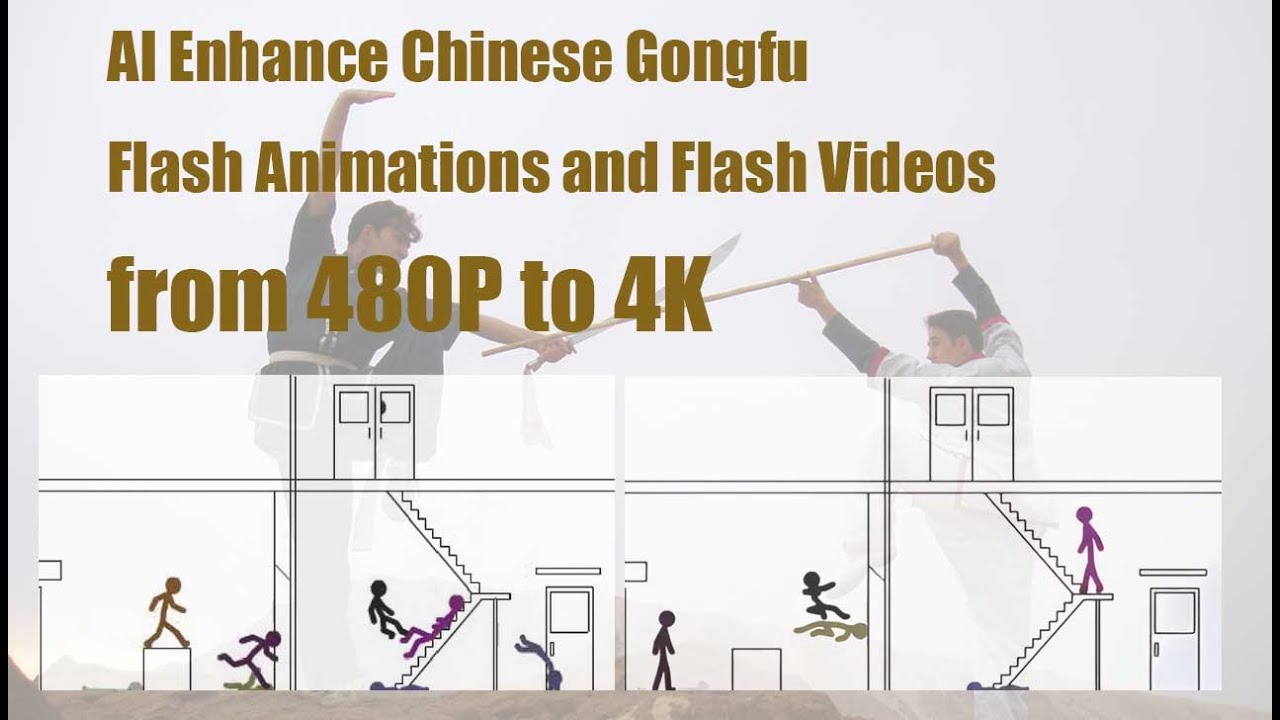AI Enhance/Improve Chinese Gong Fu Flash Animations and Flash Videos ...