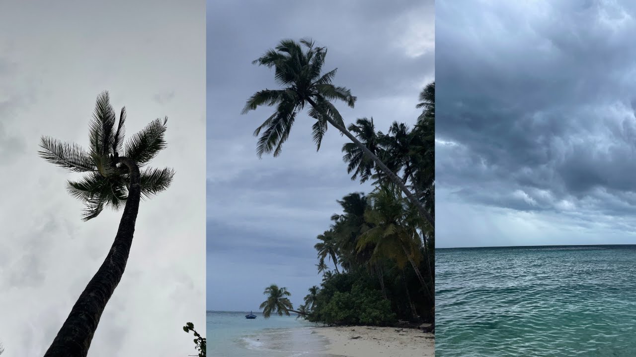 Embracing the Rain in Paradise: A Cozy Day on a Maldivian Island - YouTube