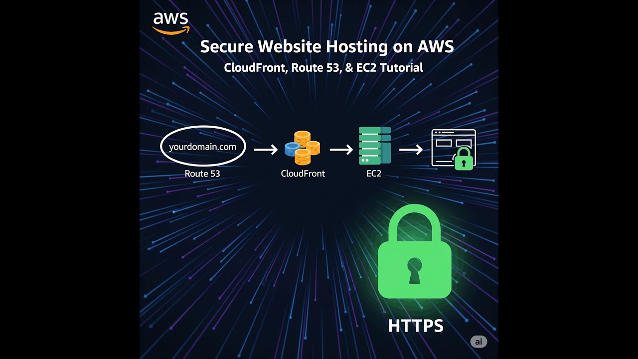 CSN-WEEK-9 TASK ( AWS CloudFront, Route 53, and EC2: A Step-by-Step Hosting Guide ) - YouTube