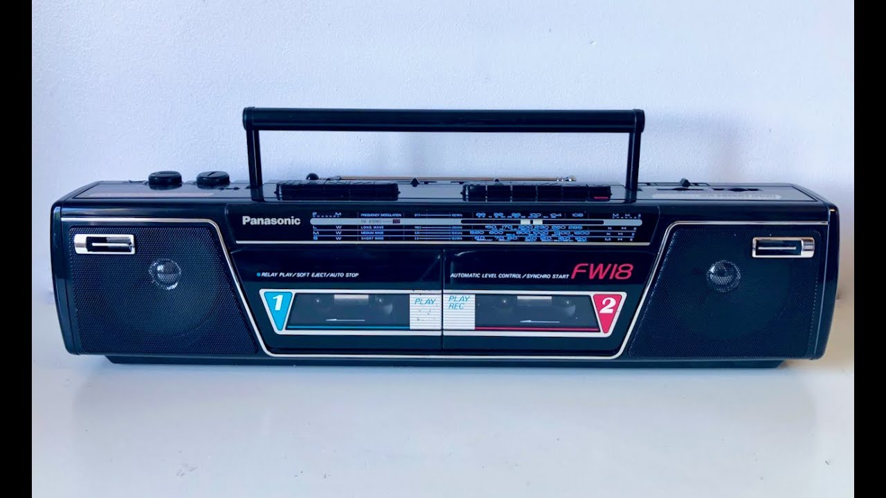 PANASONIC BOOMBOX RX-FW18L RADIO CASSETTE PLAYER with Ambience Stereo ...