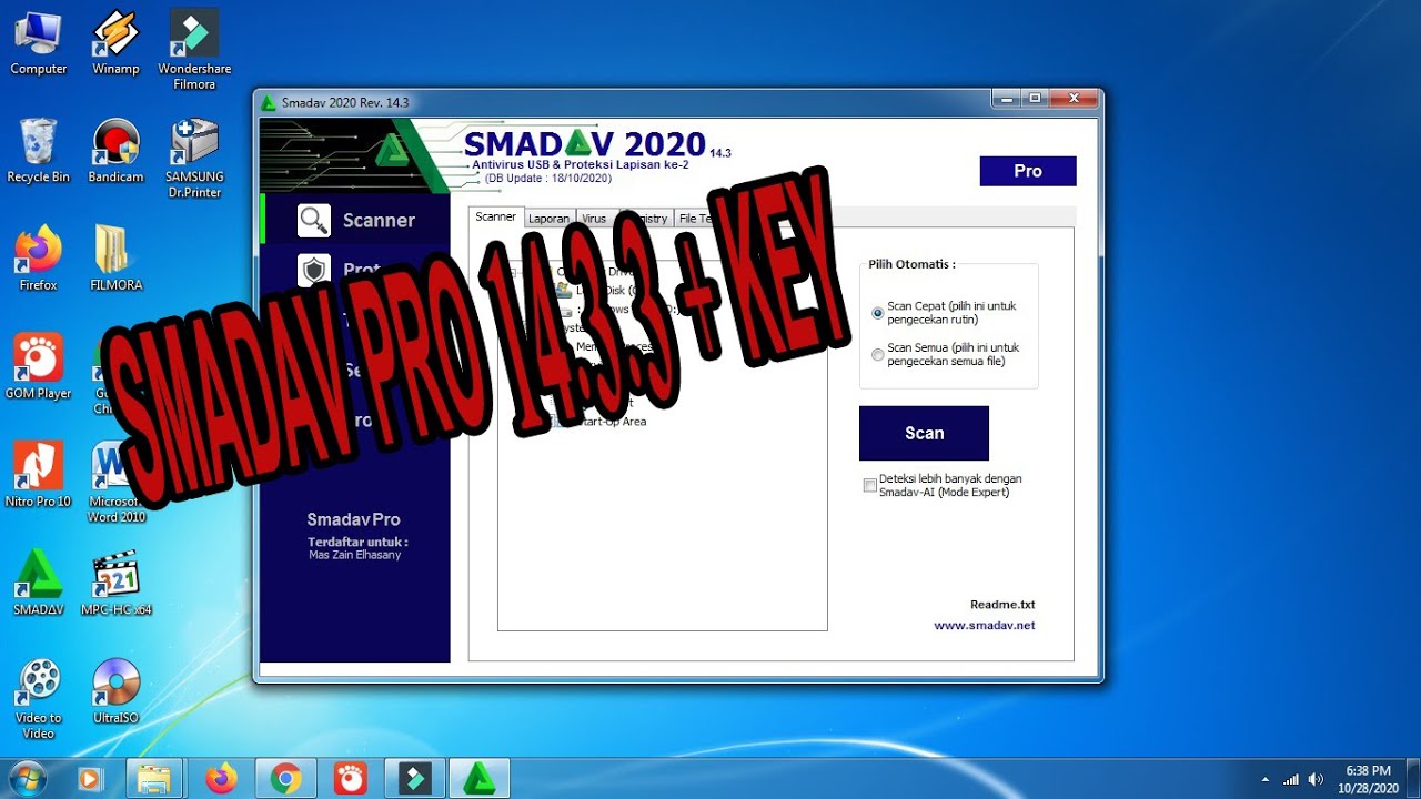 SMADAV PRO 14.3.3 + KEY - YouTube