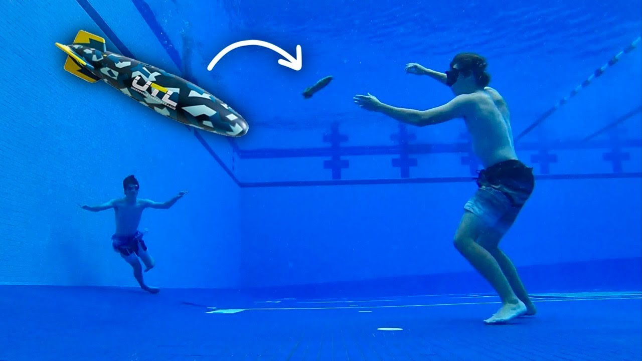 Trying a New Sport: Underwater Torpedo League - YouTube