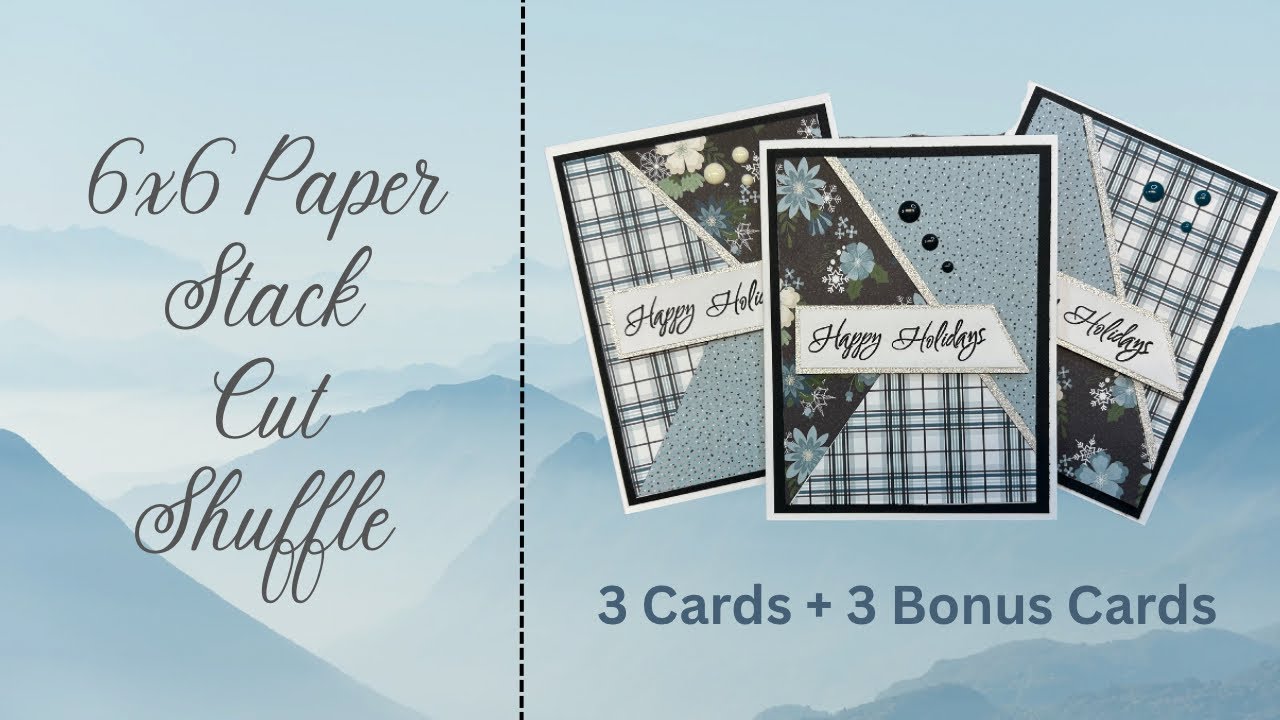 Stack, Cut, Shuffle - 3 cards plus 3 bonus cards! #stackcutshuffle # ...