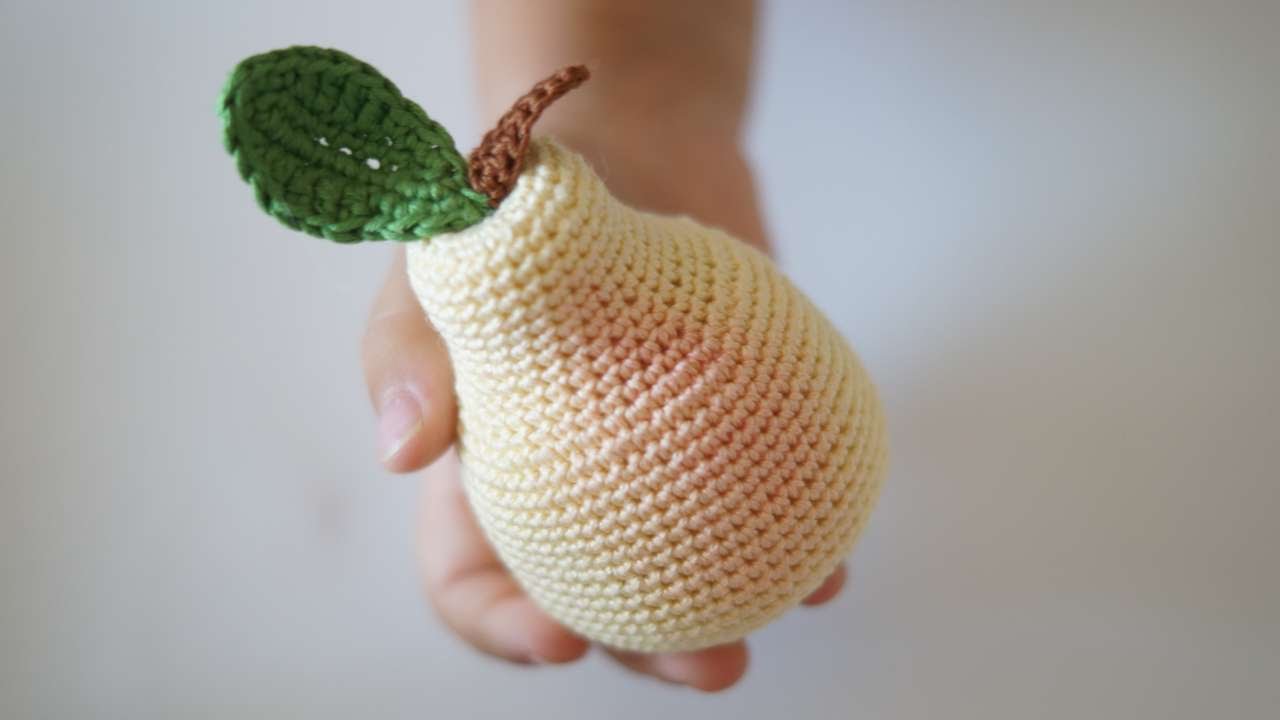 How To Make A Knitted Pear Childrens Toy - DIY Crafts Tutorial ...