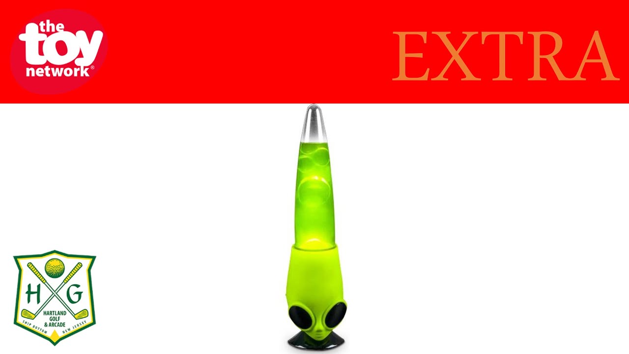 The Toy Network 13 inch Alien Head Wax Motion Lava Lamp - Review - YouTube