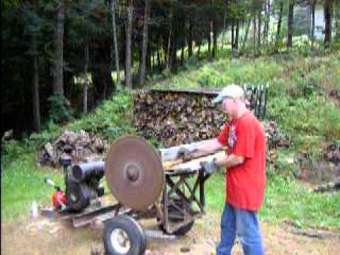 Saw rig at work - YouTube