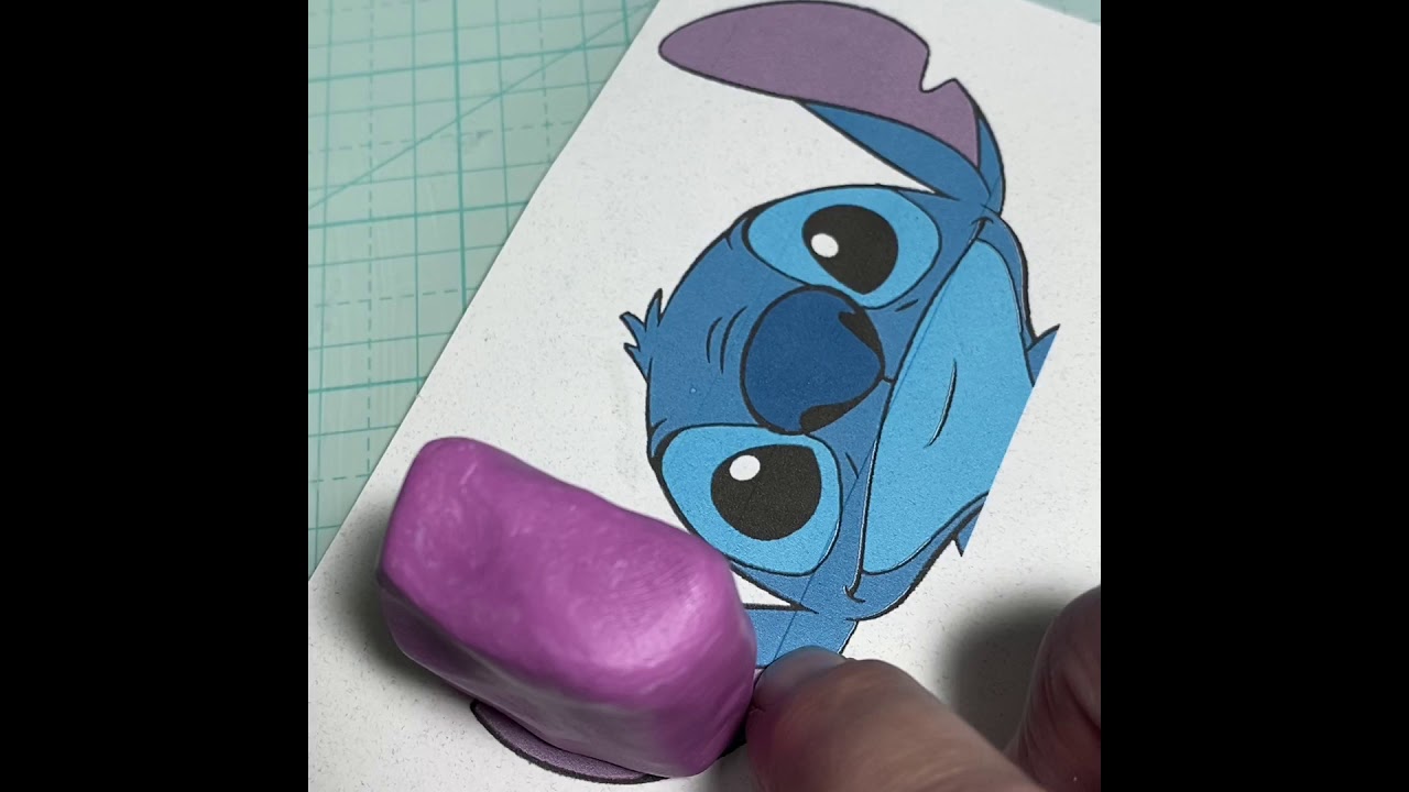 Stitch Clay Cane Tutorial @ArtworkByColleen - YouTube