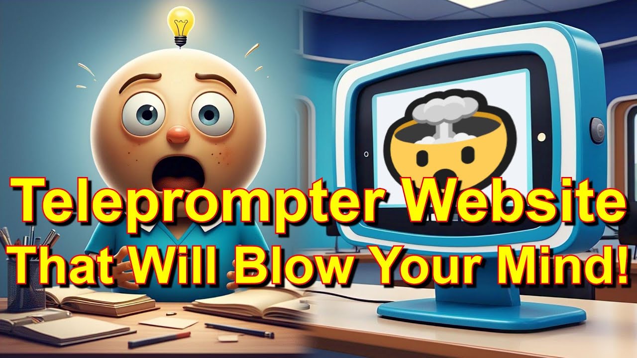 Teleprompter Website that Will Blow your Mind! 🤯 - YouTube