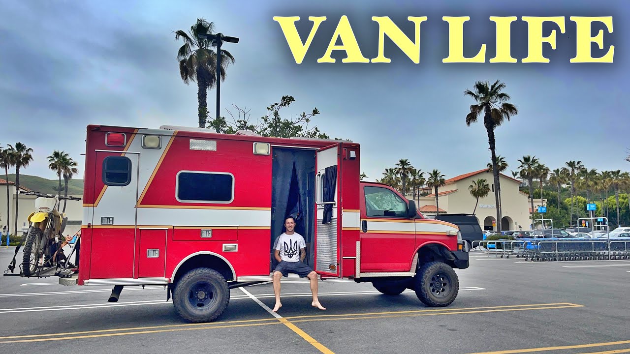 Living in an Ambulance | A Day in the life - YouTube