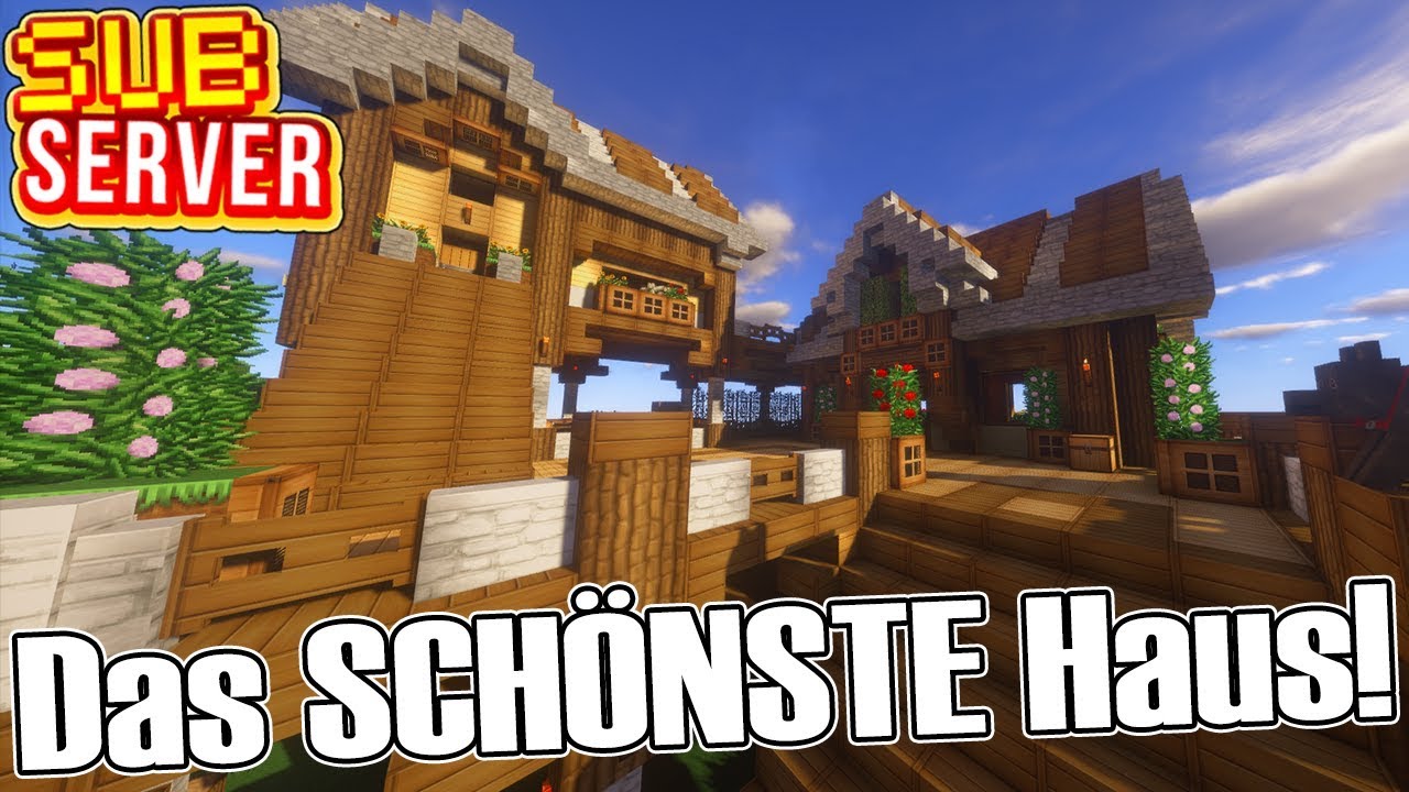 Das SCHÖNSTE Haus auf dem Server! - Minecraft SubServer mit Clym | Earliboy - YouTube