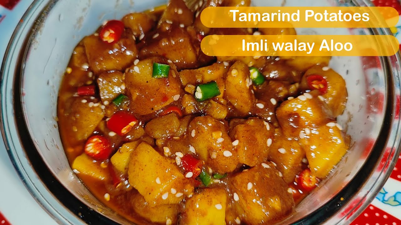 How to Make Tamarind Potatoes | Easy and Delicious Snack Recipe | Desi ...