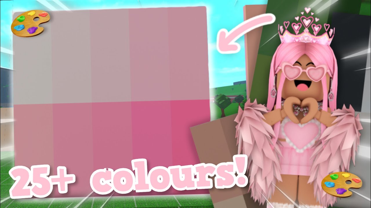 ALL OF MY CUSTOM BLOXBURG COLOUR CODES!! - YouTube
