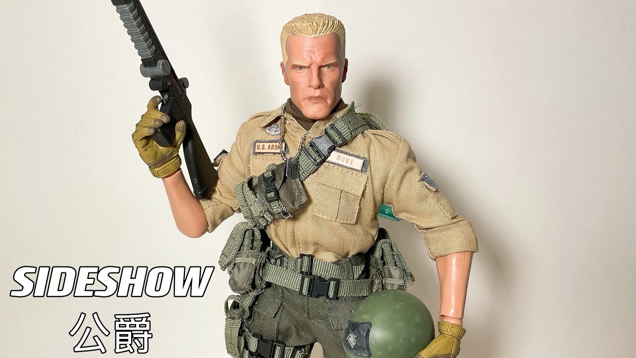 第14期：Sideshow 特种部队【12寸测评】公爵 Gi Joe 1:6 Duke Review - YouTube