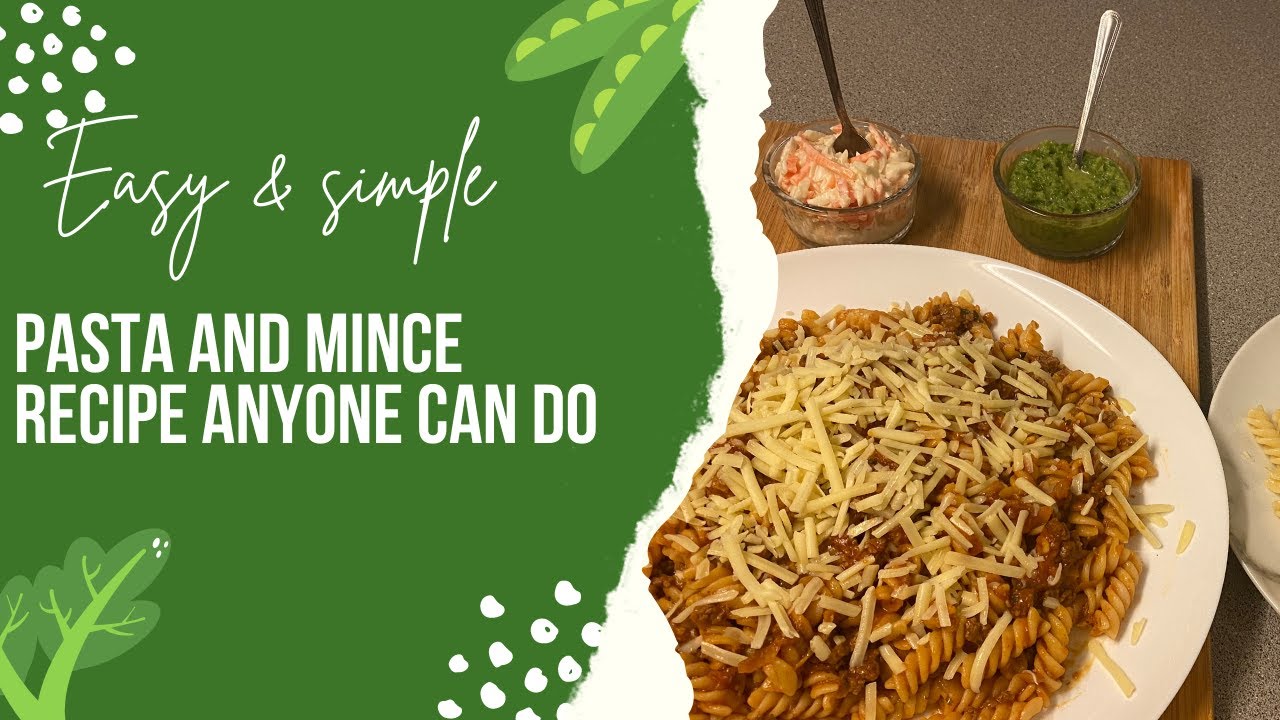 Basto iyo suugo shidan -- Easy Pasta and Mince Recipe anyone can do ...