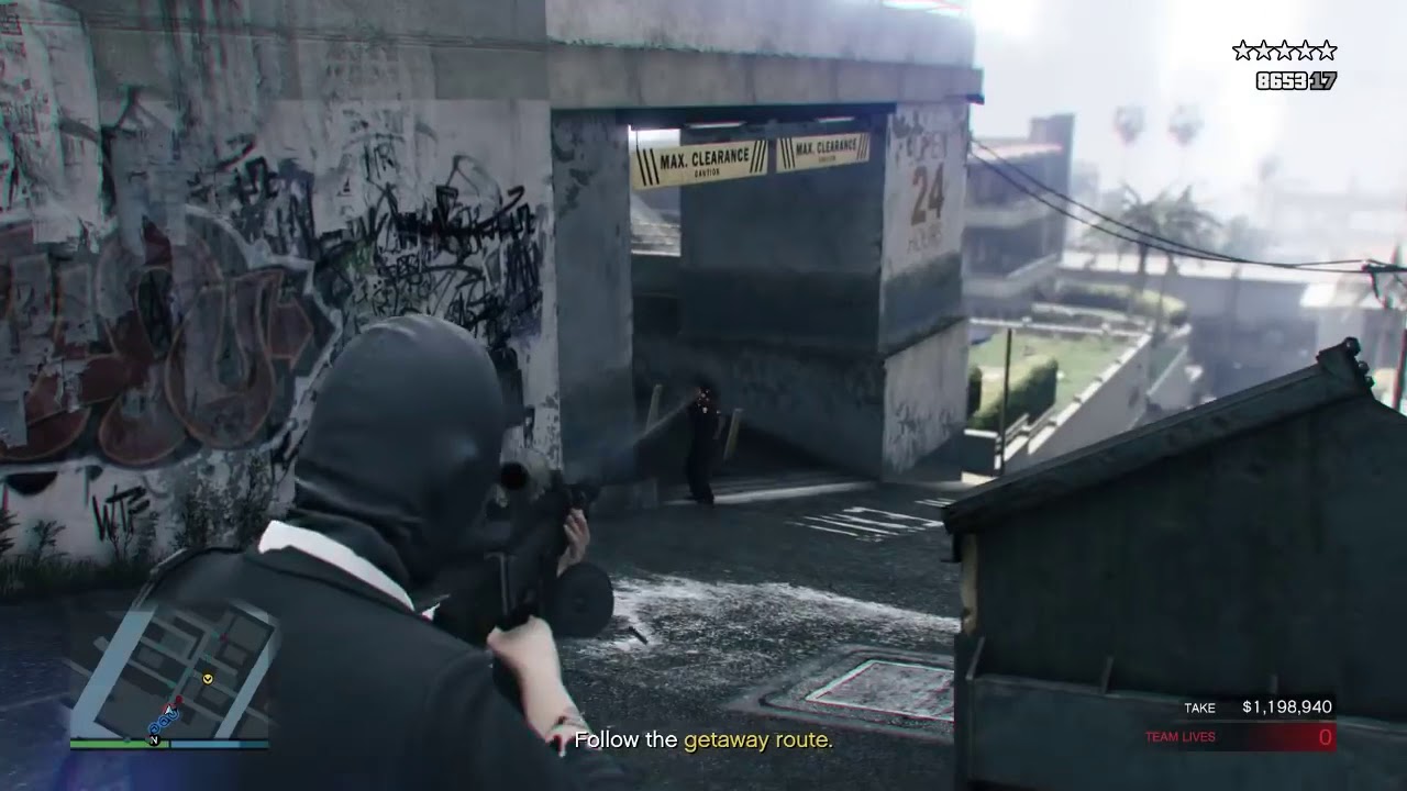 GTA 5 Pacific Standard Heist Bank Robbery - YouTube