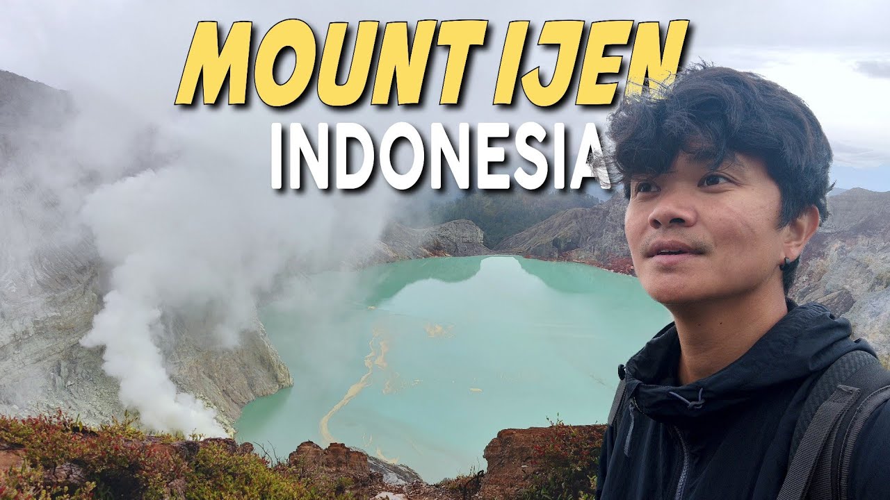 This is what KAWAH IJEN, INDONESIA is like! It's so BEAUTIFUL here ...