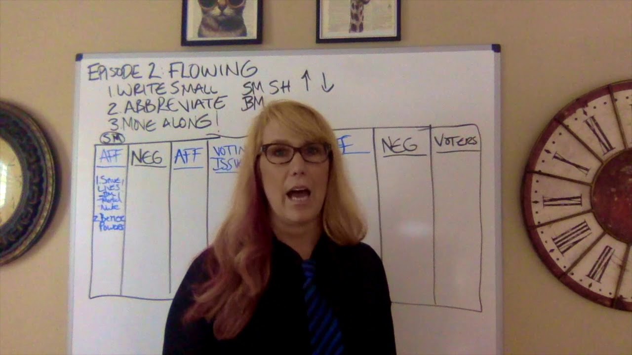 Episode 2: How to Flow in Debate - YouTube