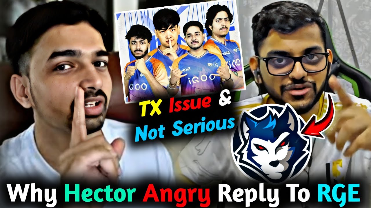 Mazy Reply Hector Angry on RGE Hate Banter😡 l Mazy reply RNTX Issue ...