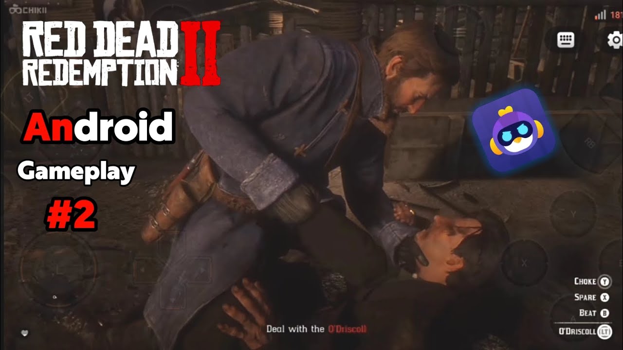 Red Dead 2 First Mission🔥🎮Android Gameplay withe Chikii cloud gaming ...