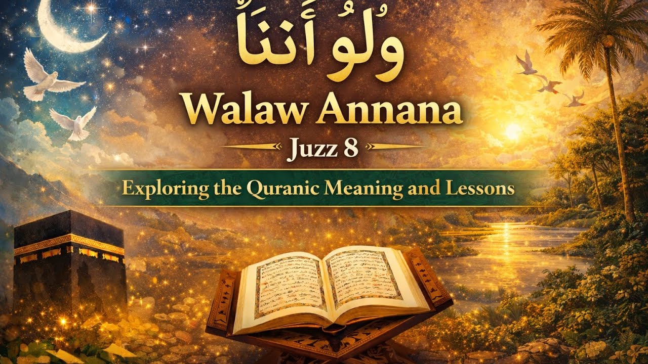 Walaw Annana (ولو أننا) | Juzz 8 | Exploring the Quranic Meaning and ...