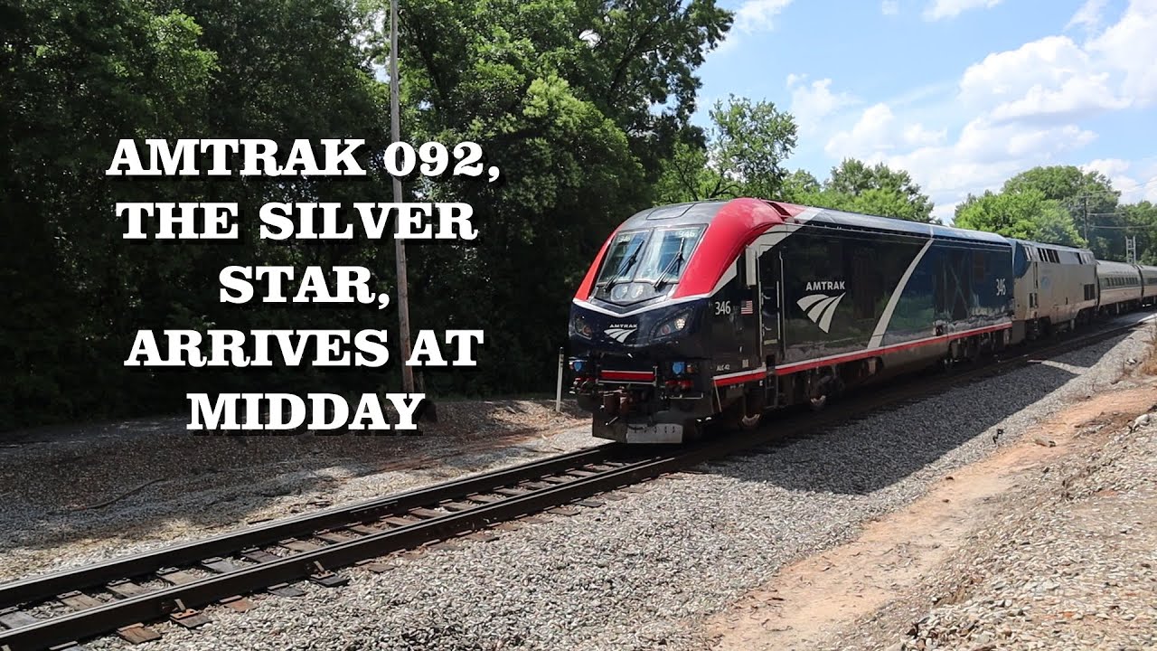 S04E096 Amtrak 092, The Silver Star, Arrives at Midday - YouTube