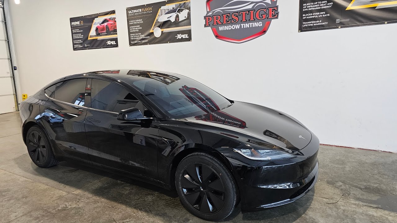 2025 Tesla Model 3 window tinting! - YouTube