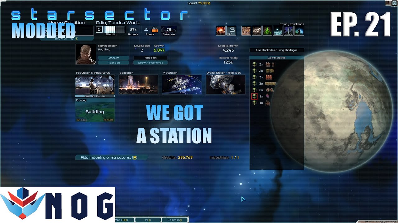 Lets Play Starsector Modded S1 Ep21 | Orbital Station Deployed - YouTube