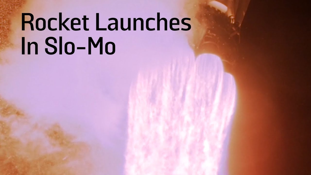Rocket Launches In Slo-Mo - YouTube