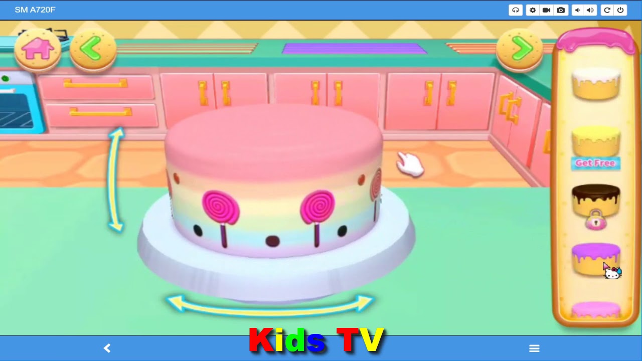 Cake Cooking games for kids Play Fun Bakes Decorate Serve Tasty 3D cake ...