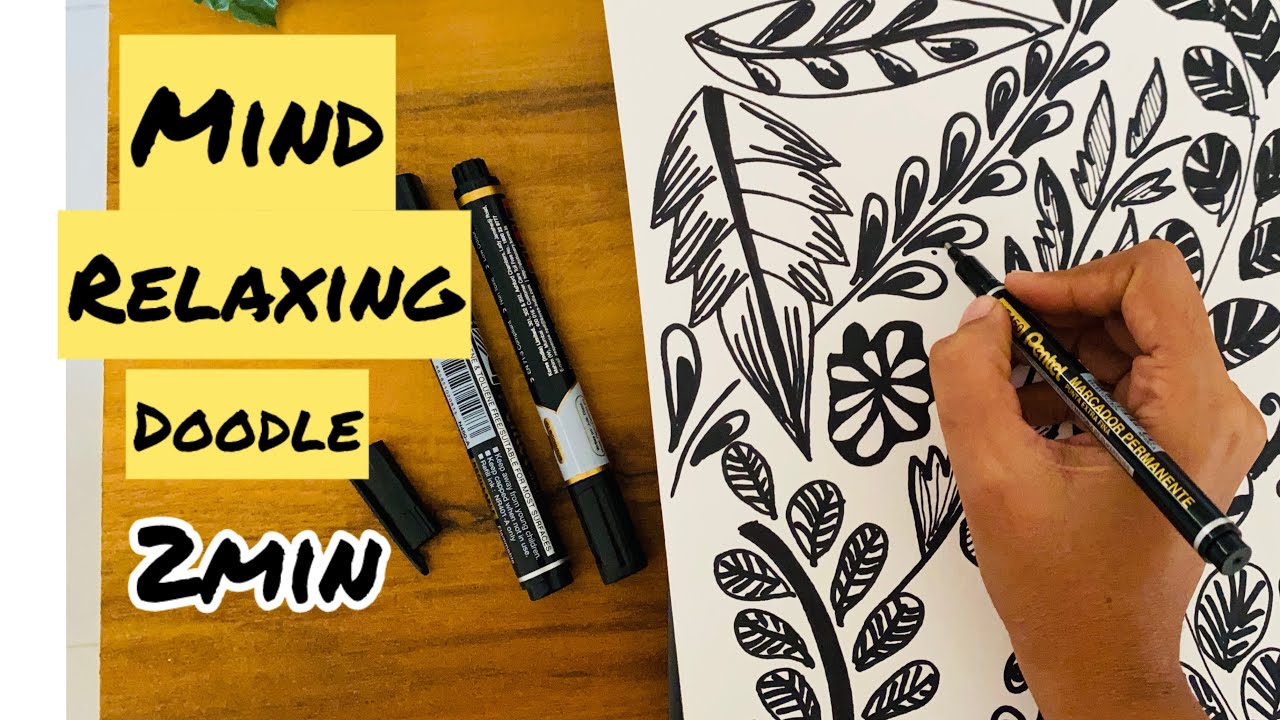 #doodleart Doodle art||stress relief art - YouTube