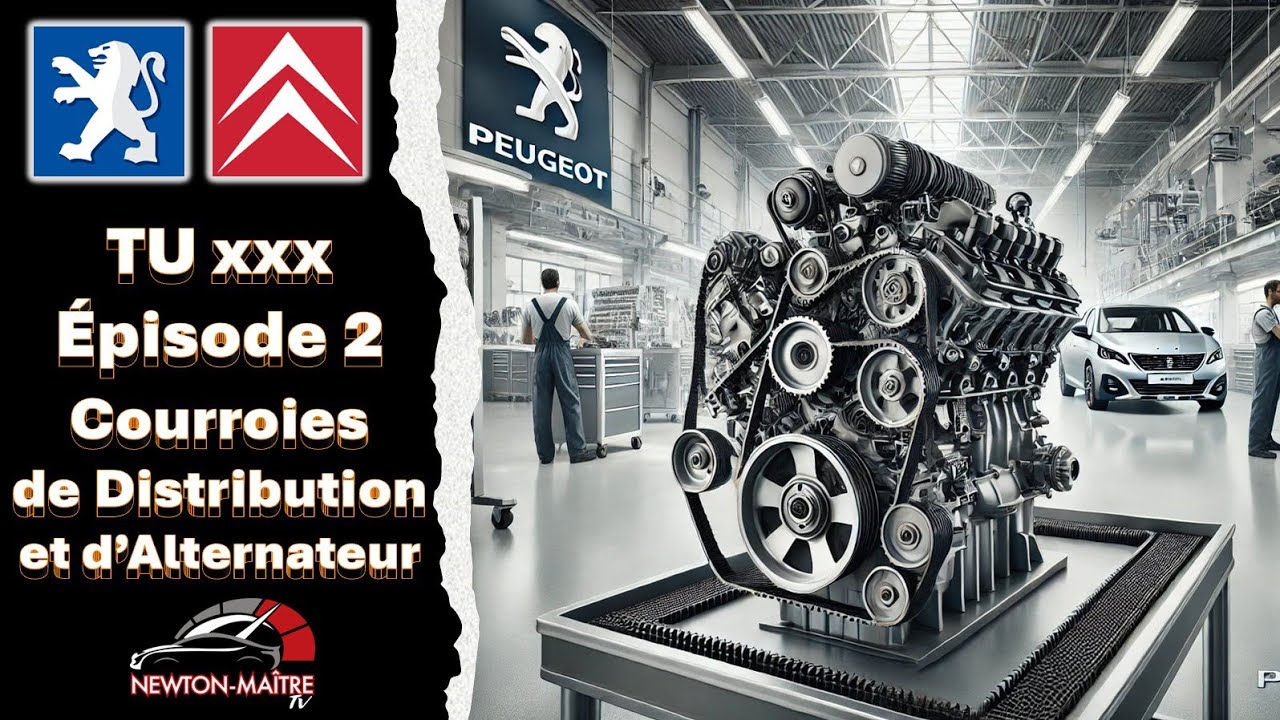 Peugeot/Citroën moteur TU - Ep2 - Courroies de Distribution ⏲️ et d ...