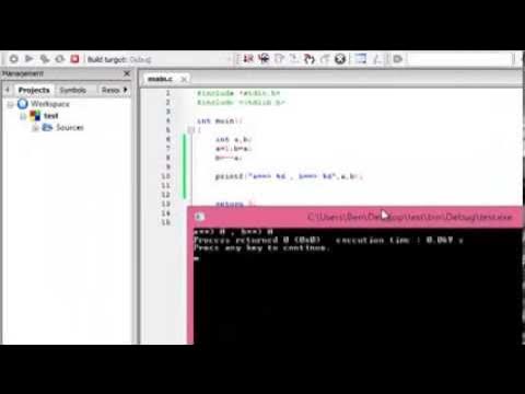 Les Operateurs ('+','-','*','/','++','--') en Langage C (Samir.7) - YouTube