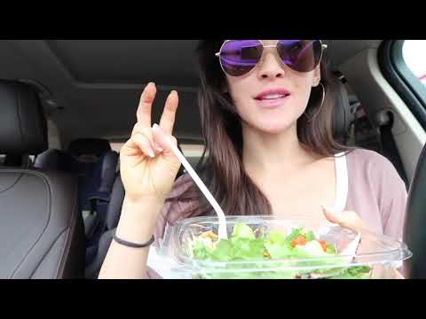 ASMR Eating Sounds Soft Spoken Salad Full Face