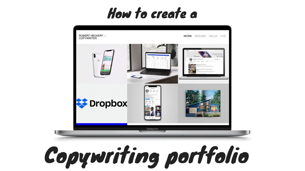 How To Create A Copywriting Portfolio (In-depth with examples) - YouTube