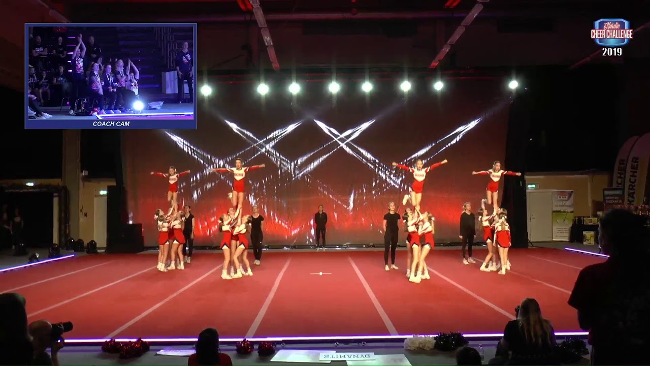 Dynamite Cheerleading, Dynamic - Nordic Cheer Challenge 2019 - YouTube