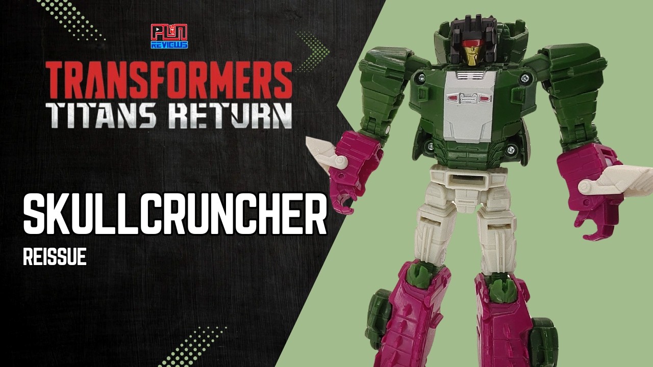 Transformers Titans Return Skullcruncher (G1 Colors Reissue) Review PT ...