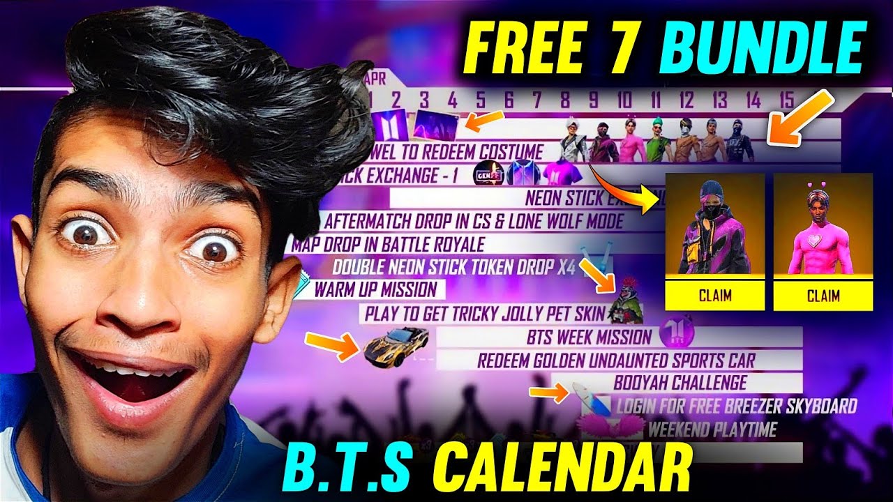 BTS EVENT CALENDAR FULL DETAILS - YouTube
